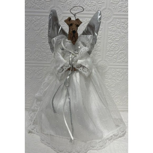 Jaqueline's Originals | Holiday | Spaniel Dog Angel Tree Topper With ...
